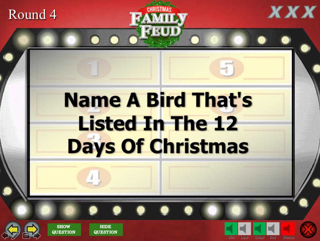 Family Feud Powerpoint Free Template