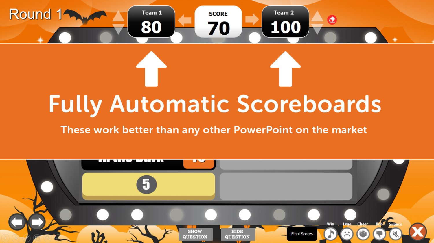 Halloween Answer Battle – Trivia PowerPoint Template | Youth Downloads